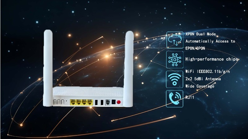 New Fiberhome Hg6821m Dual-band ONU 1GE+3FE EPON/GPON/XPON WLAN+2.4g&5g ...