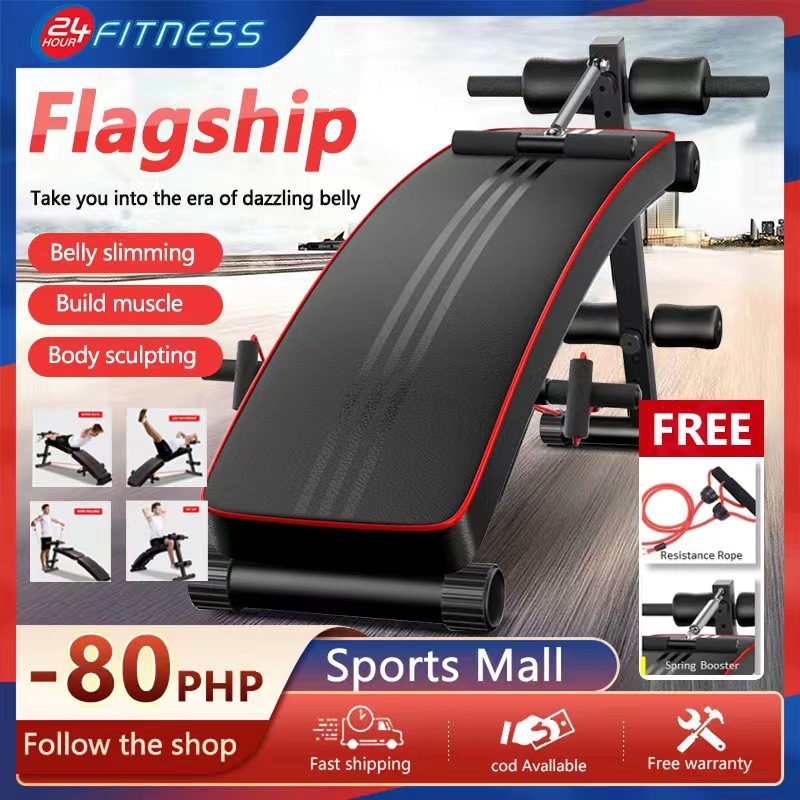 Sit up Bench Folding Supine Board Dumbbell Stool Sit up Fitness ...