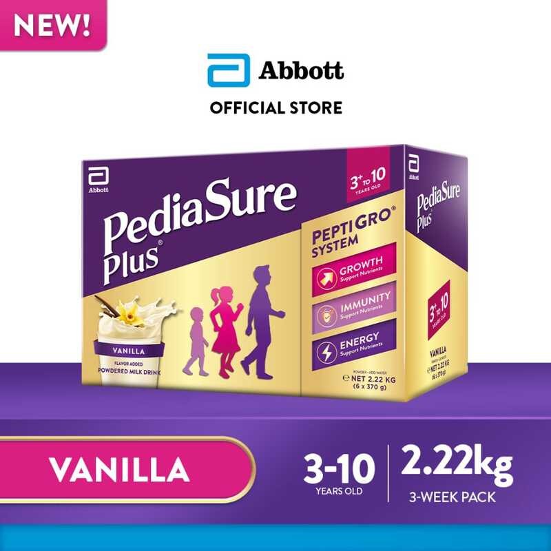 Pediasure Plus 3+ Vanilla 2.22Kg For Kids Above 3 Years Old Powdered ...