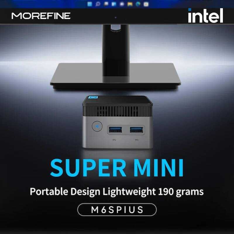 Xj MOREFINE M6s Mini PC Intel 12Th Gen N150 12G Lpddr5 512Gb Window11 Gaming Computer 4K60hz ...