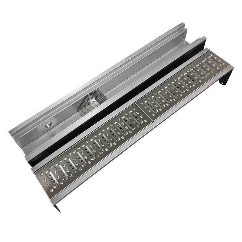Stainless Steel LL304 U-Shaped Drainage Channel Restaurant Kitchen ...