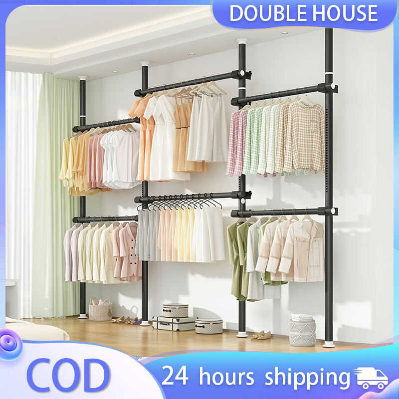 3.5M Adjustable Sampayan Stand Floor To Ceiling Tension Drying Rack ...