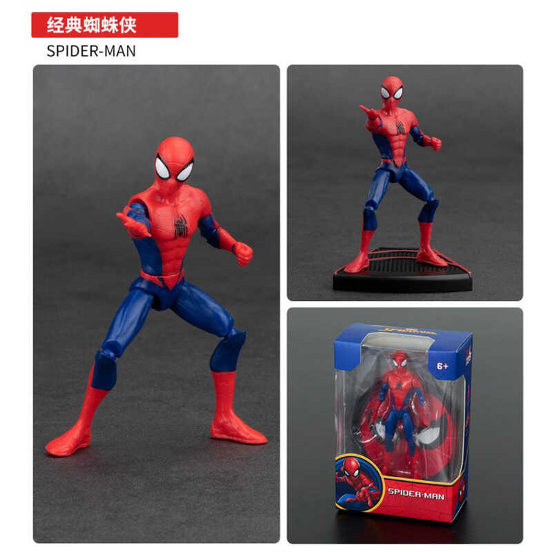 New Marvel Official 4inch Classic Spider-Man Series Zane 4inch Movable ...