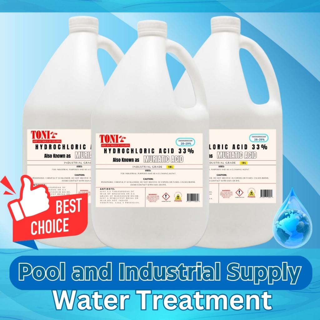 Muriatic acid (TONI) Industrial grade | Shopee Philippines