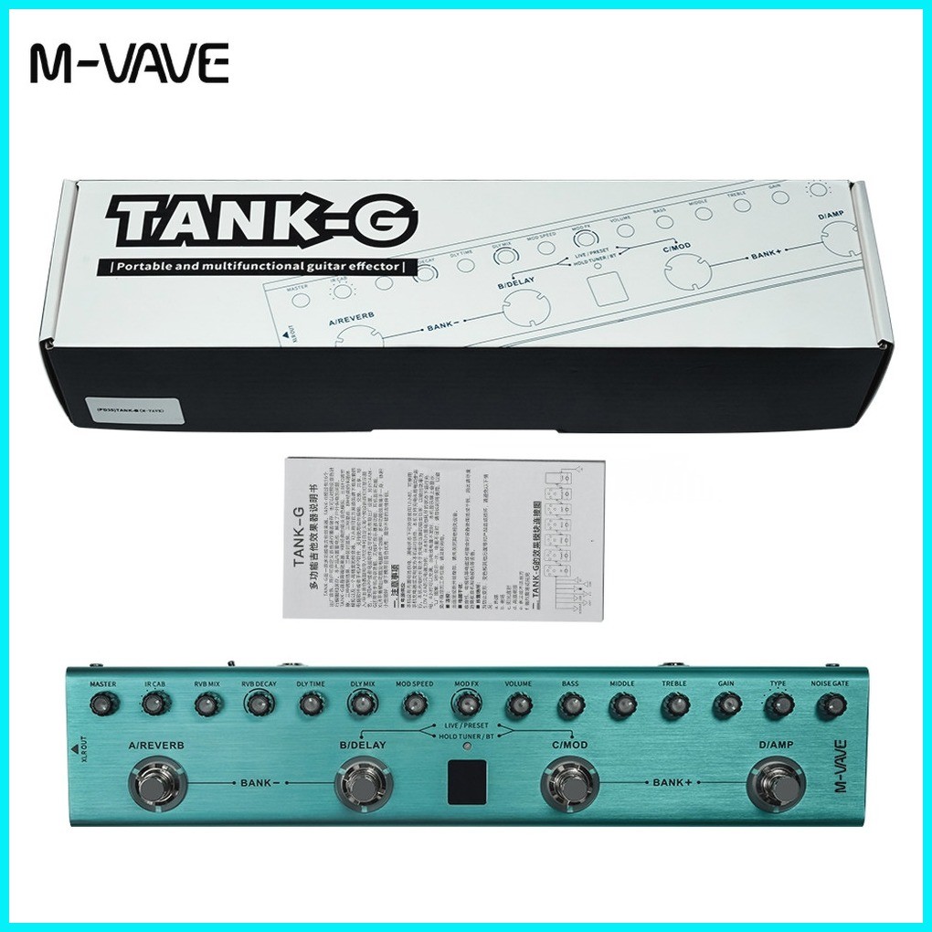 M-VAVE Tank-G, Tank-B electric guitar effects, comprehensive effects ...