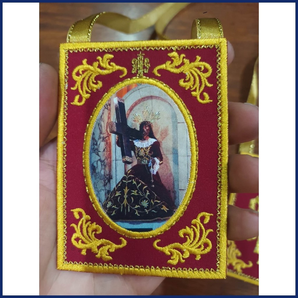TS23 018,19 nazareno nazarene scapular jesus symbol prayer scapular ...