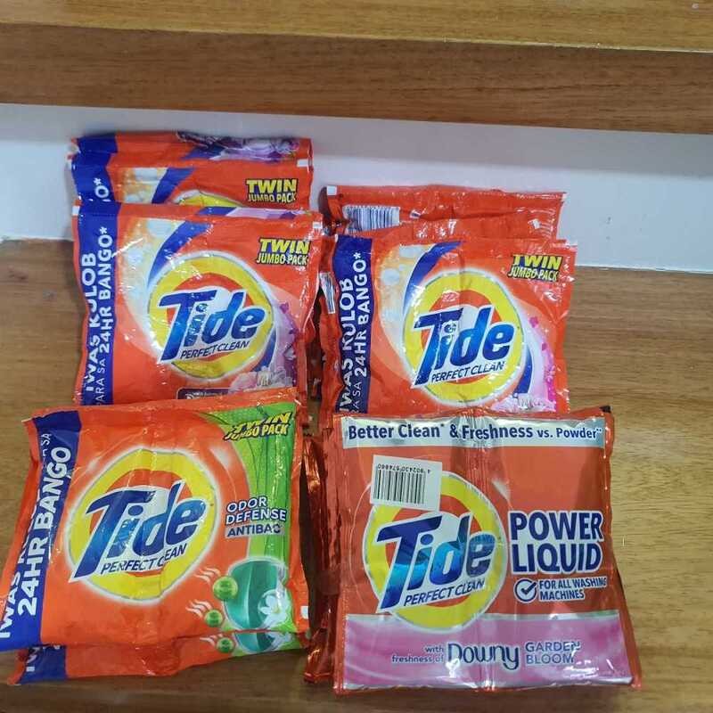 Tide Perfect Clean Detergent Powder With Downy Garden Bloom | 64G X 6S ...