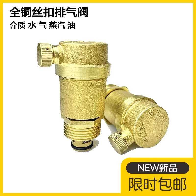 Brass Automatic Vent DN15 20 25 Tap Water 1/2" 3/4" 1" Vertical Floor ...