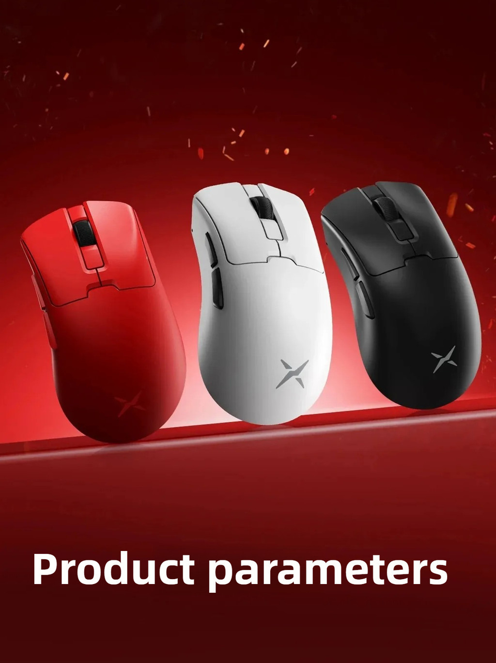 DELUX M900 Pro Ultra Dual-mode Mouse Wired 2.4G Wireless PAW3950 8Khz ...