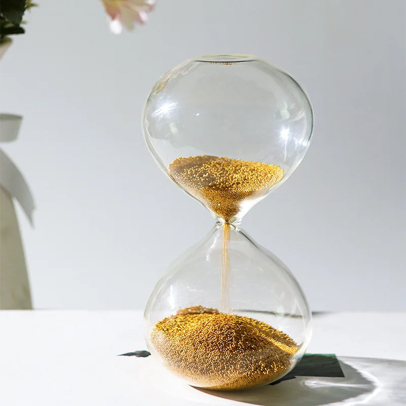 [Legend1] Wholesale Hand Blown Creative Hourglass with Metal Frame ...