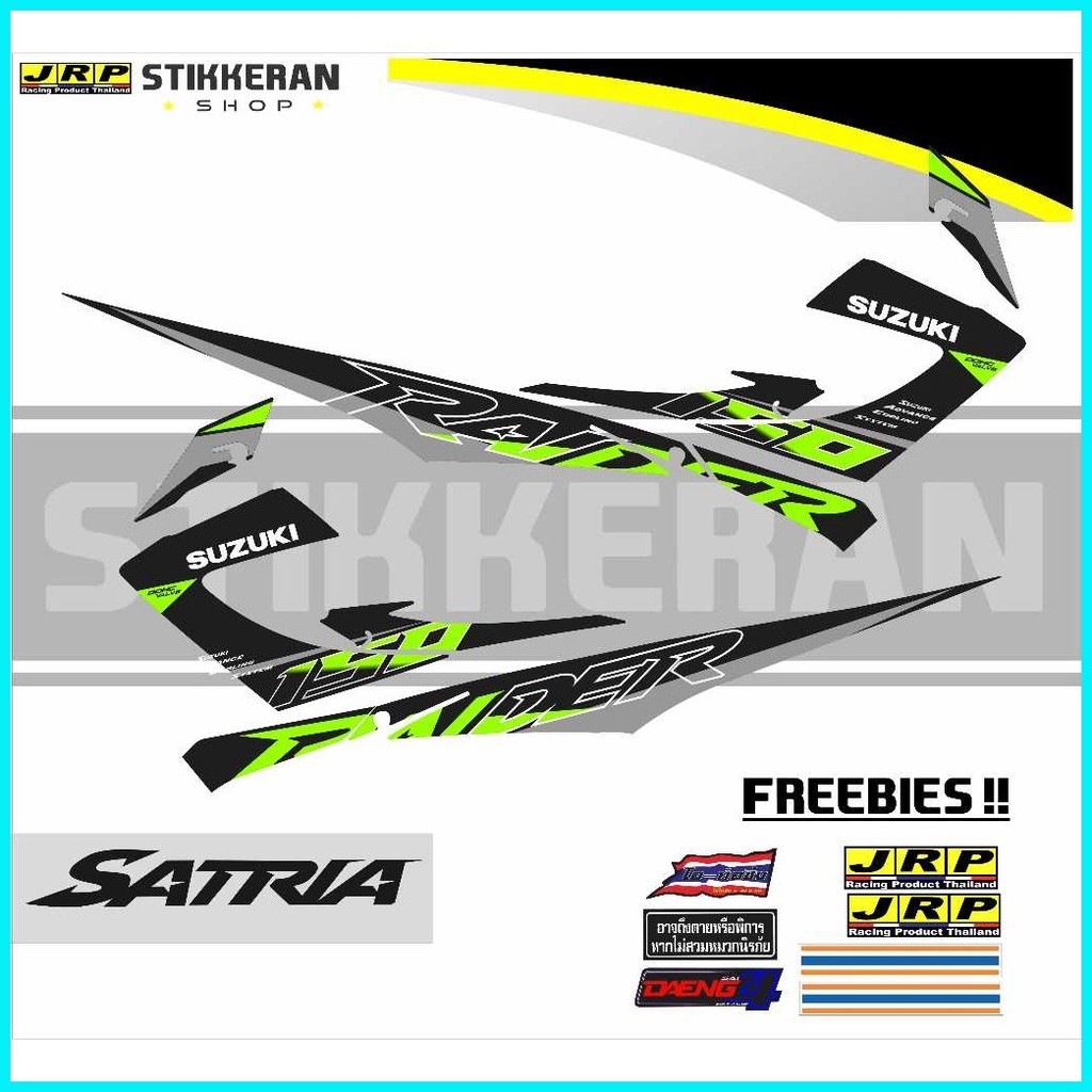 RAIDER 150 CARB REBORN NEW STOCK DECALS (EXCITER DESIGN) | Shopee ...