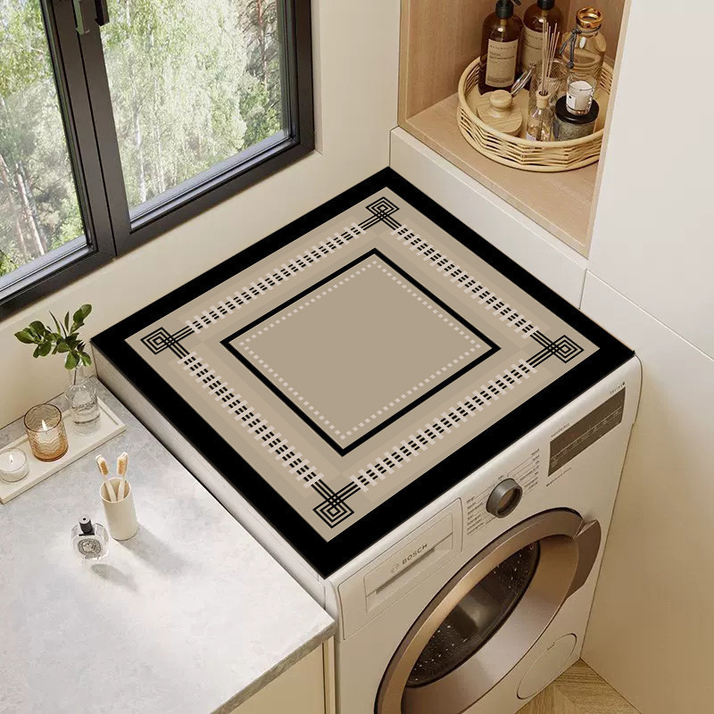 Simple Washing Machine Dust Cover Kitchen Drainage Mat Home Supplies ...