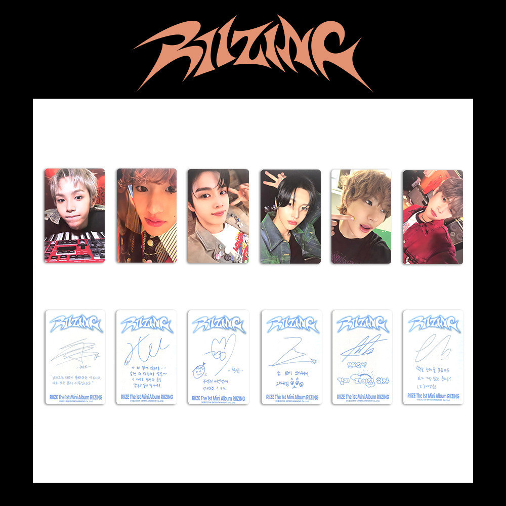 Kpop Idol RIIZE Album RIIZING Photocards Photo Card | Shopee Philippines