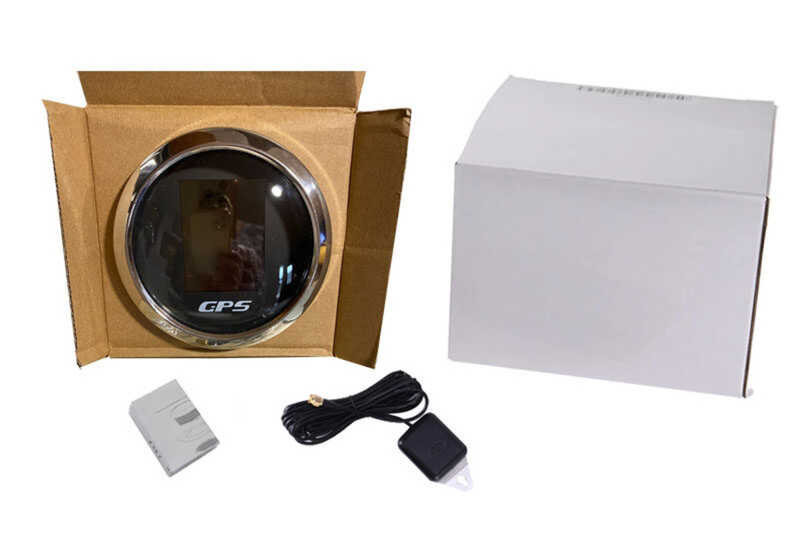 Boat Car 85Mm Speedometer Gamit Ang GPS Antenna Para Sa Motor Yacht TFT ...