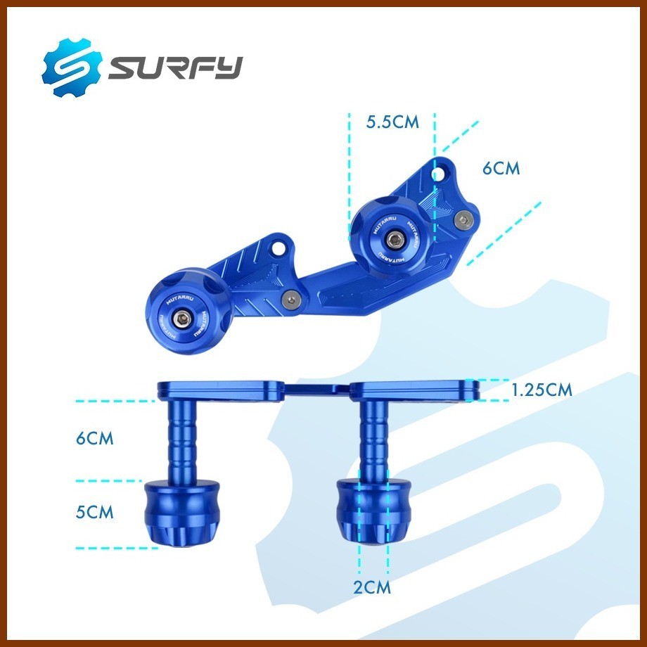 ♨ Cnc Slider With Axel Cap For Nmax Aerox V1&V2 Made In Thailand ...