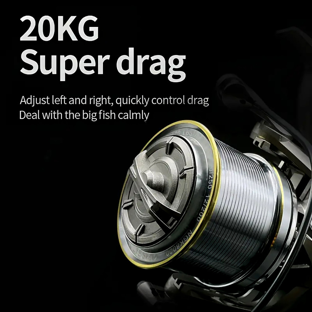 8000-14000 Series Spinning Wheel Sea Fishing Long Casting Wheel Road ...