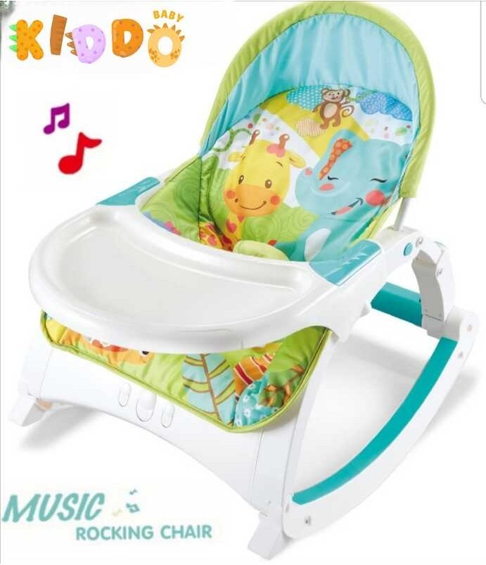 Portable Portable Musika Pagkain Bata Rocking Upuan Rocker Para Sa Sanggol nggol | Shopee ...