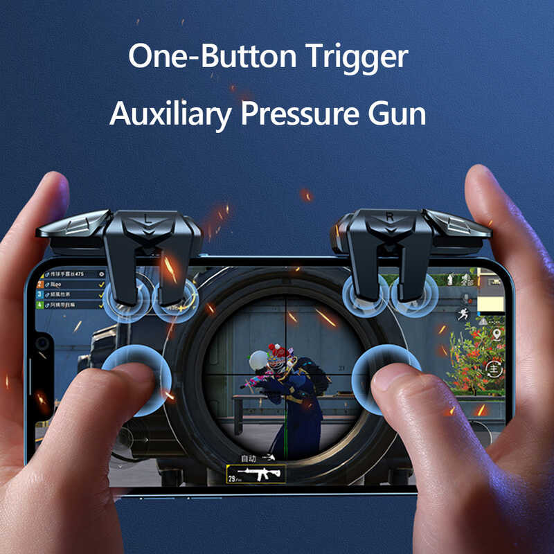 Gamepad Joystick G21 Aim Shooting Triggers Alloy Key Button | Shopee ...