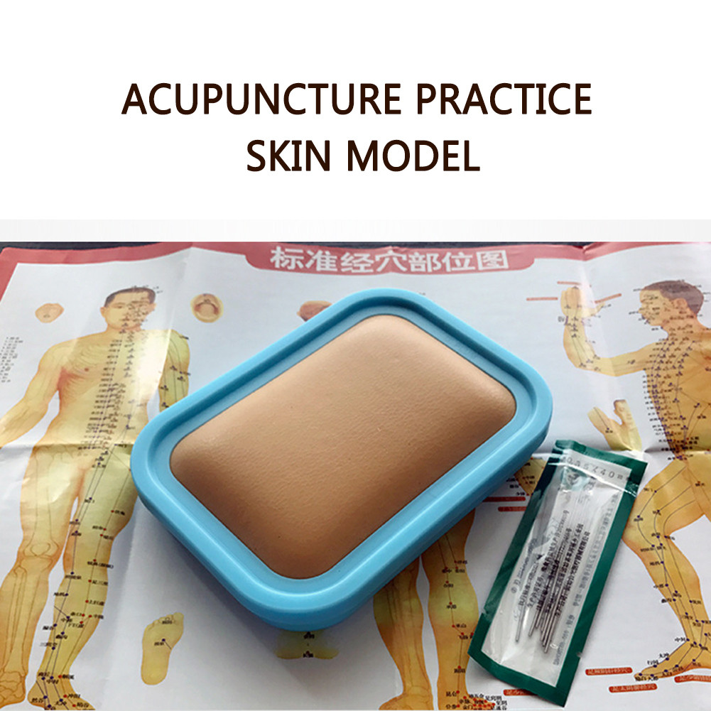 Acupuncture Skill Suture Practice Pad Lifelike Human Skin Model For ...