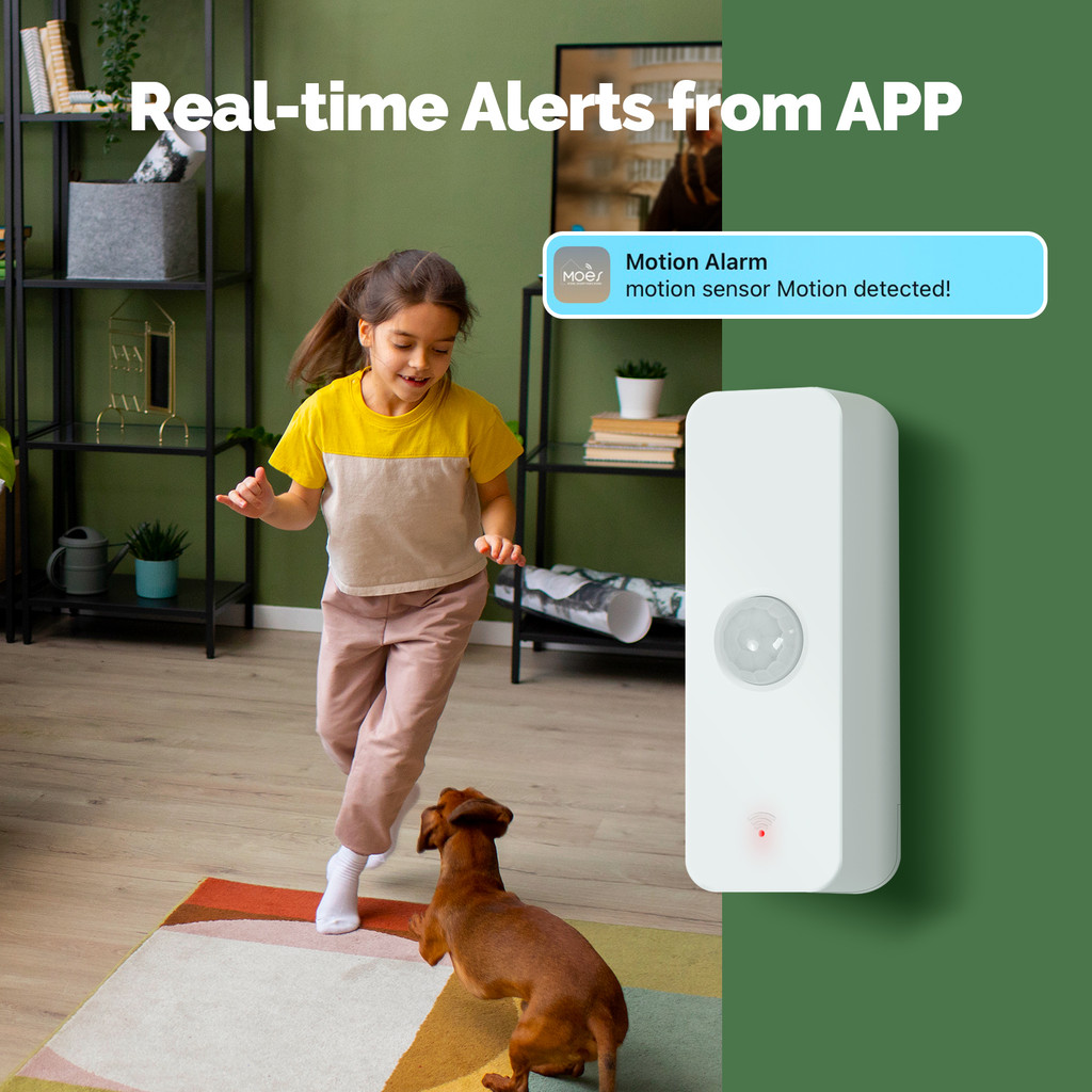 MOES ZigBee PIR Motion Sensor Human Sensor Detector Smart Life Tuya App ...