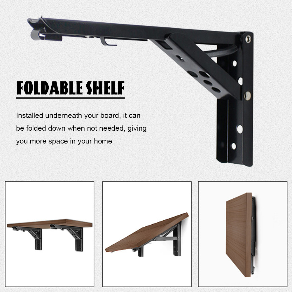 8/10/12/14Inch Adjustable Wall Mounted Triangle Folding Angle Bench ...