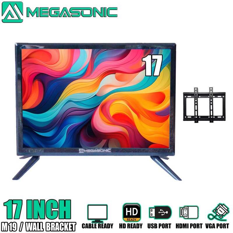 M97-Led19 MEGASONIC Jms-1917 Screen 17 Inch LED TV 19 With Free Wall ...