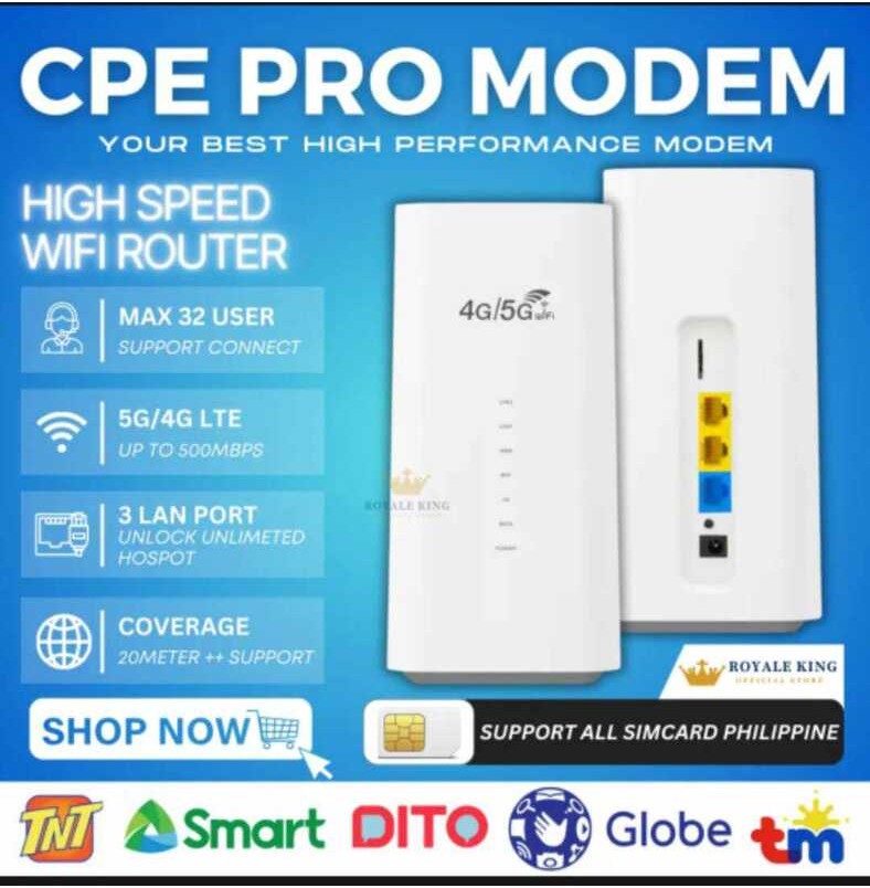 DITO BALANG SIM +Modify 2 INDOOR - CPE PRO WIFI MODEM LIFE TIME Mabukas ...