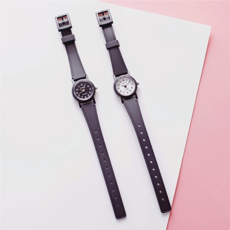 Small dial watch female, thin strap small mini retro literary and ...