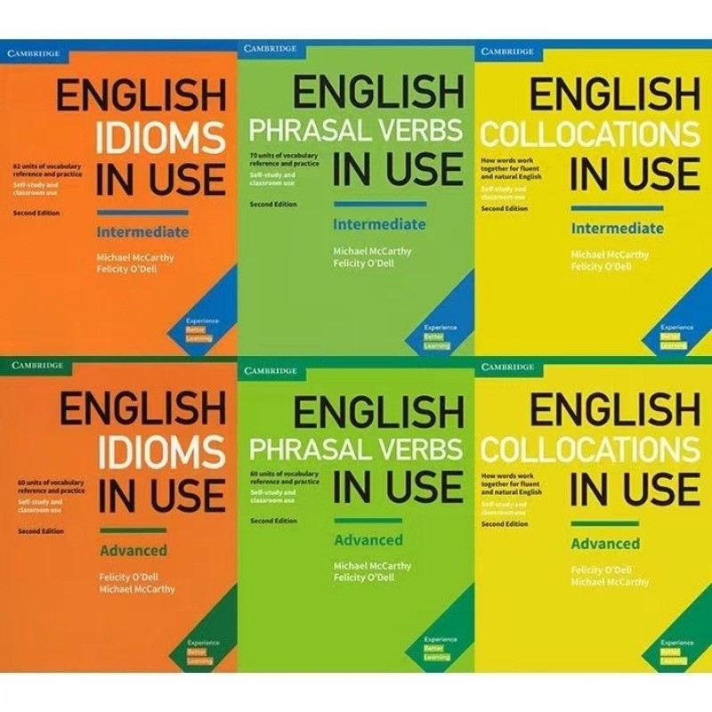 3 Book Color Printing English Vocabulary In Use Collocations Idioms ...