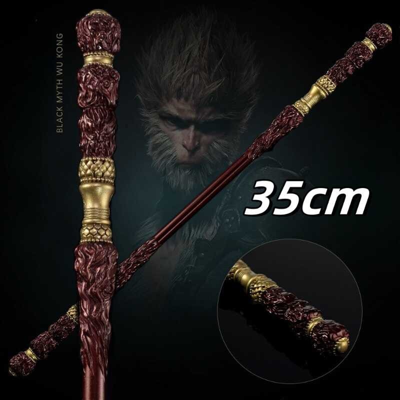 Black Myth Cudgel Katana Golden Hoop Stick Iron Real Size Wukong ...