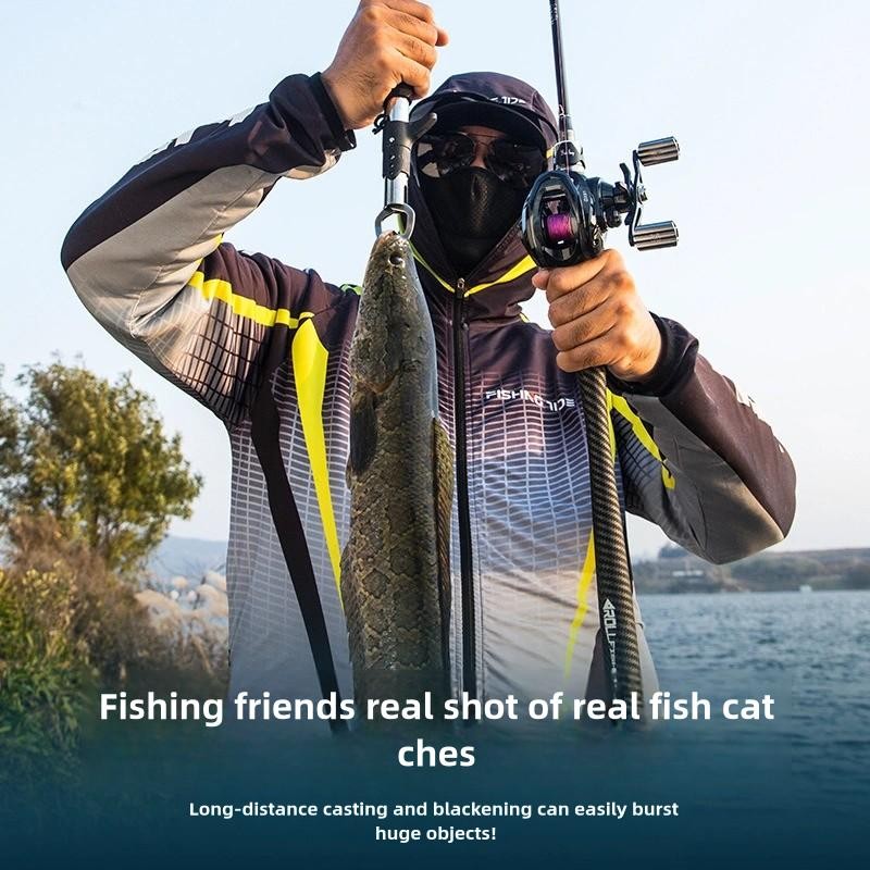 Outdoor Sports Fishing Gear Fishing Equipment New Carbon Lure Rod Set ...