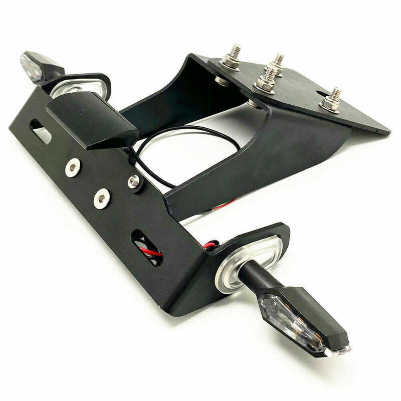 81 LED Turn Signal Fender Eliminator Tail Tidy License Plate Frame Kit ...