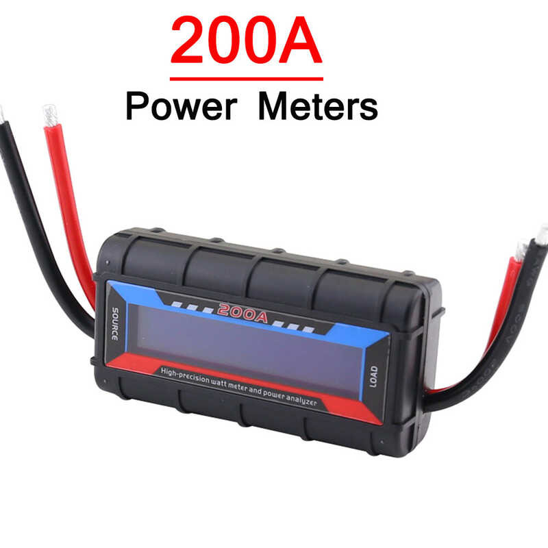 Voltmeter 200A Ammeter RC Car Battery Tester Voltage Power Energy ...