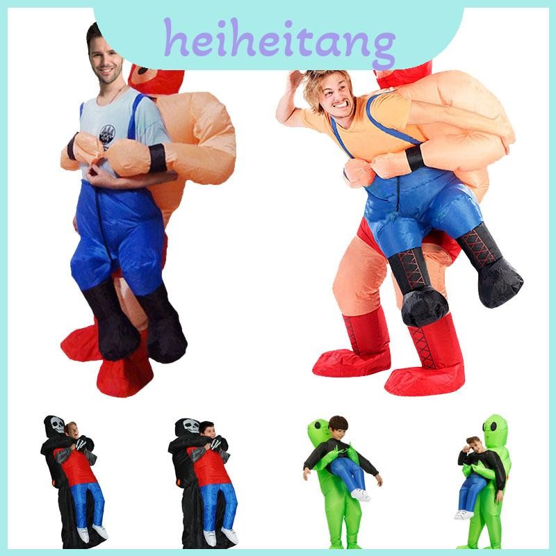 Unique Inflatable Costume Azrael/wrestler/et Green/black/beige | Shopee ...
