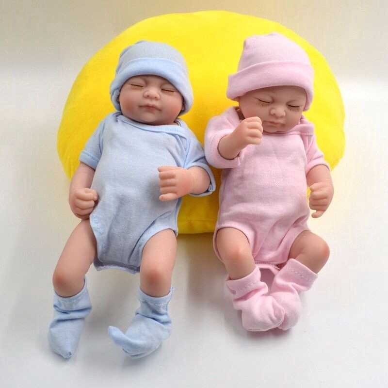 Handmade 28Cm Reborn Real Looking Newborn Baby Girl Realistic Doll ...
