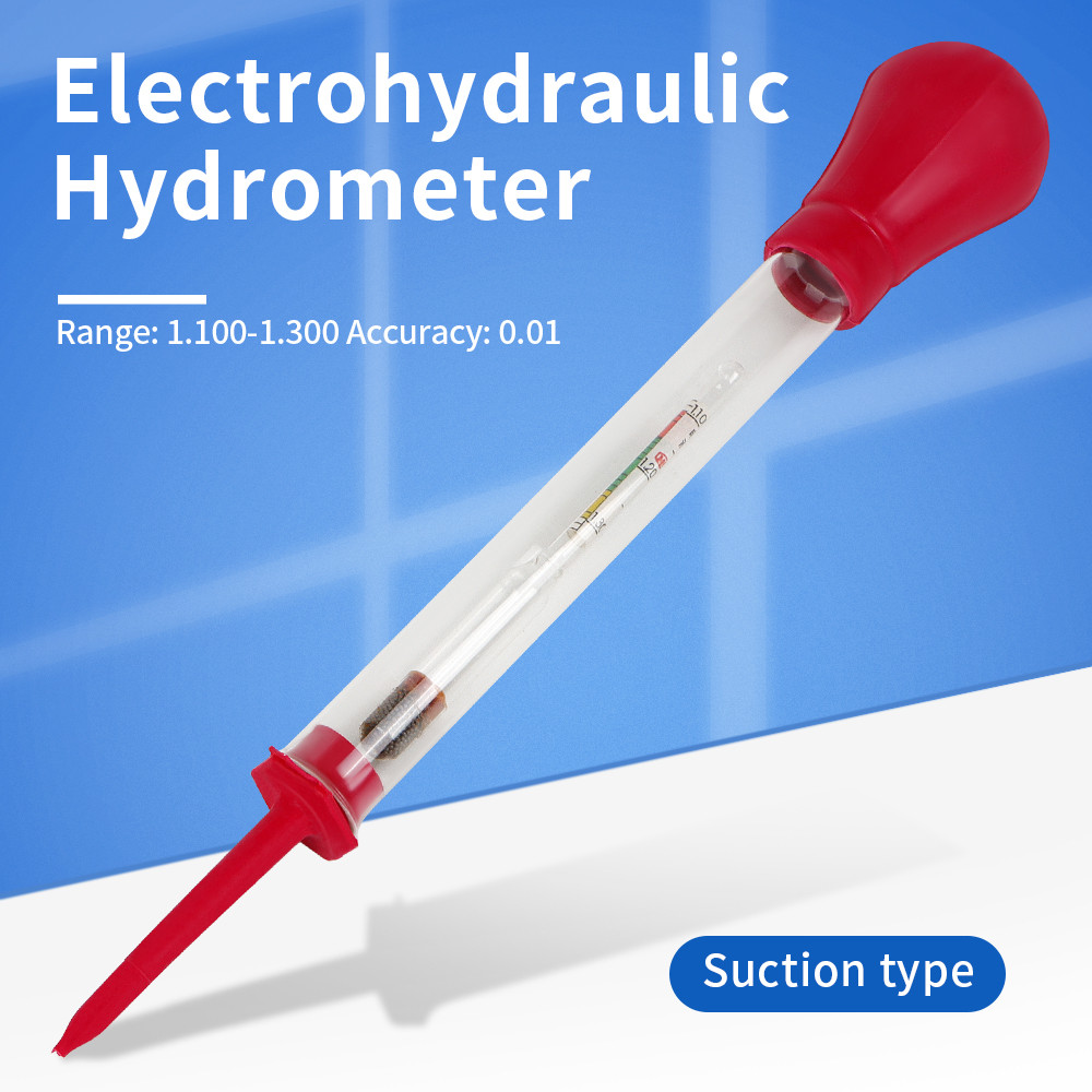 1.100-1.300 Car Battery Hydrometer Electro-hydraulic Density Meter ...