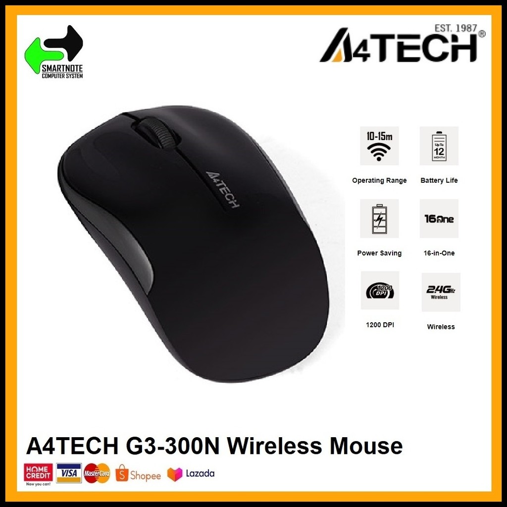 A4TECH G3-300N Wireless Mouse ༄ | Shopee Philippines