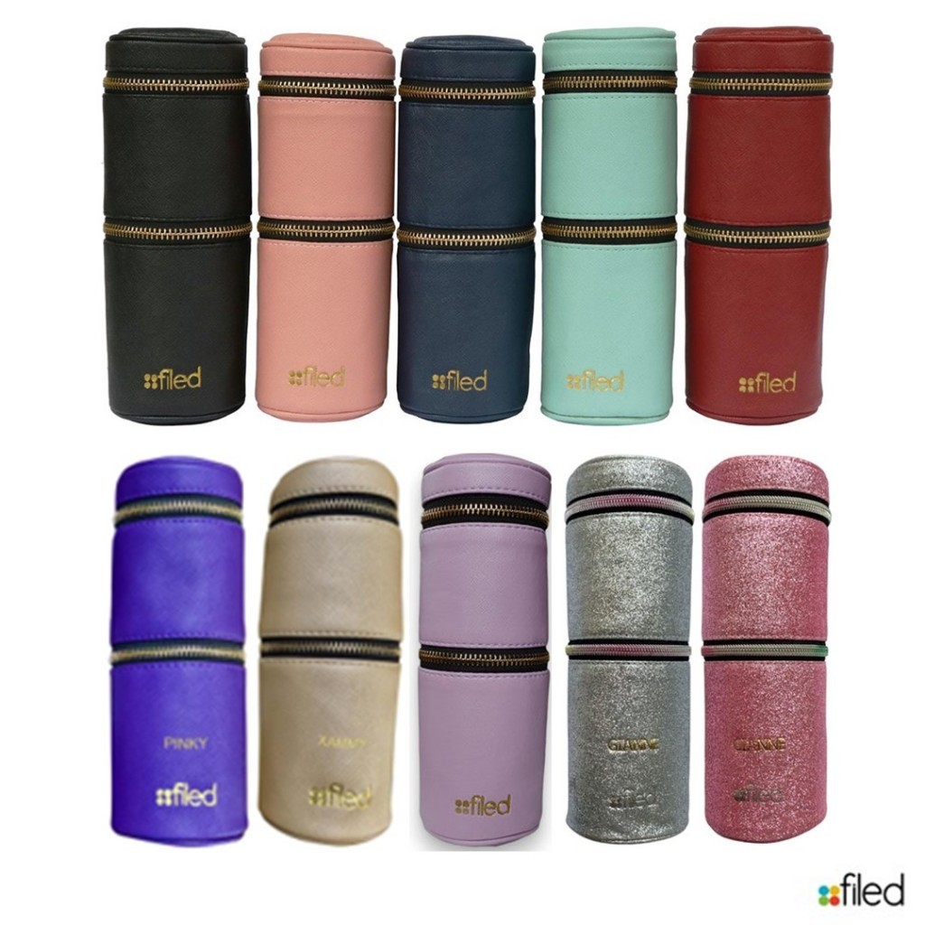 Filed Pen Capsule Luxe Pencil Case (Leatherette) | Shopee Philippines