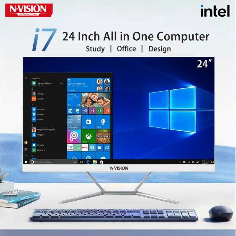 Nvision 24 Inch All In One PC Computer With Intel Core I5/I7, 16Gb Ram ...