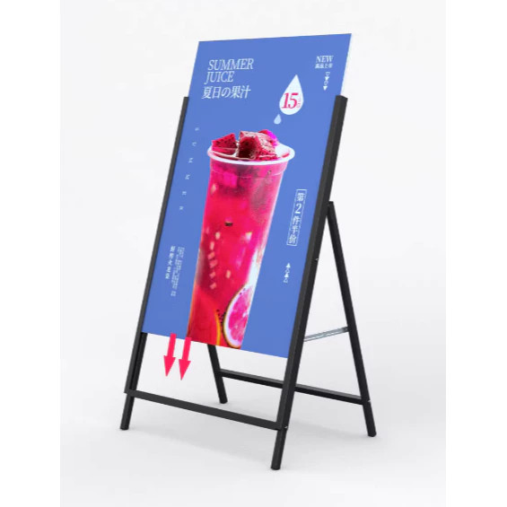 ︎ A Type Foldable Stand Signage / Floor Sign Sintra Board Menu Printing ...