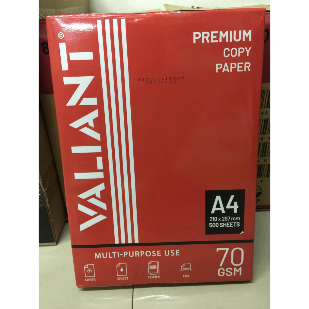 Valiant Premium Copy Paper 70gsm | Shopee Philippines