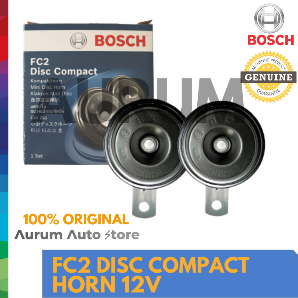 Bosch FC2 Disc Compact Horn 12V | Shopee Philippines