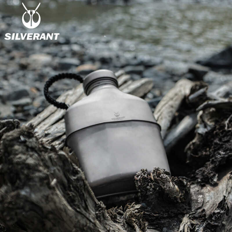 Pure Silver Ant Titanium Kettle Pure Titanium Camping Kettle Lunch Box ...