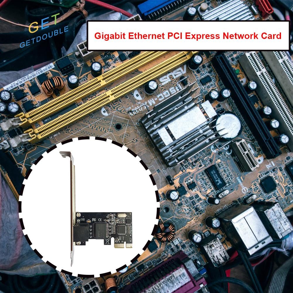 [getdouble]10/100/1000Mbps Gigabit Ethernet PCI Express Network Card ...