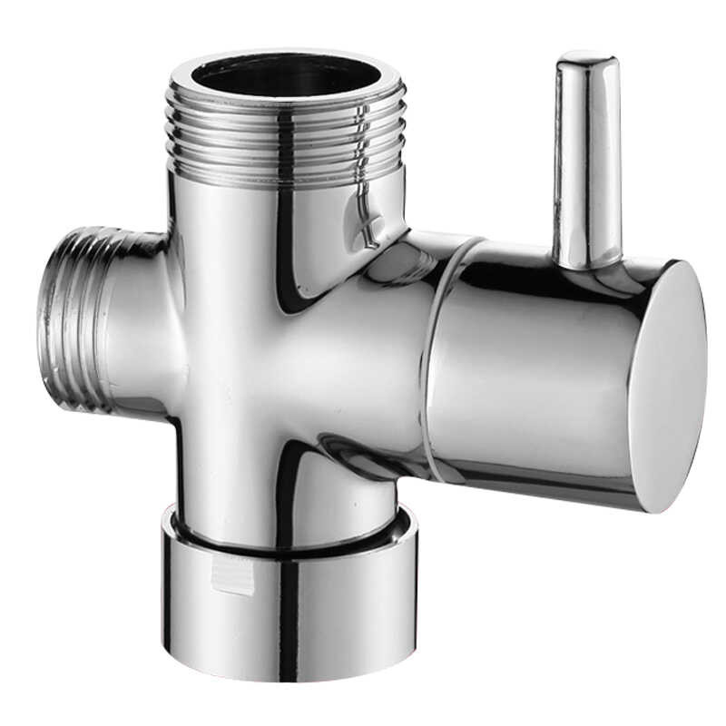 Two One In Out Water Splitter Valve Shower Splitter Quick Open Shower ...