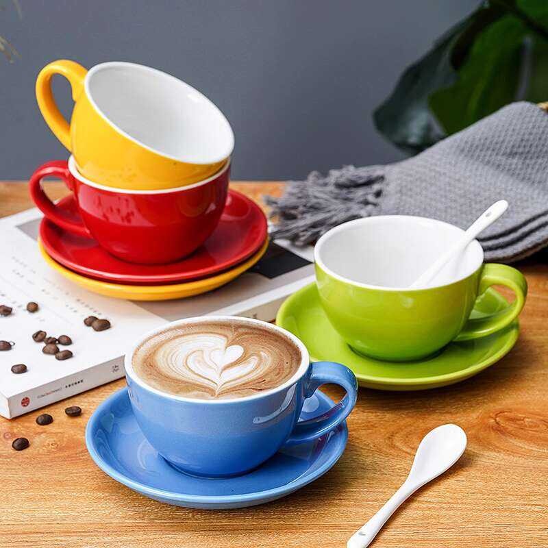 ☑♥ Large Capacity Latte Coffee European Style High-end Exquisite ...
