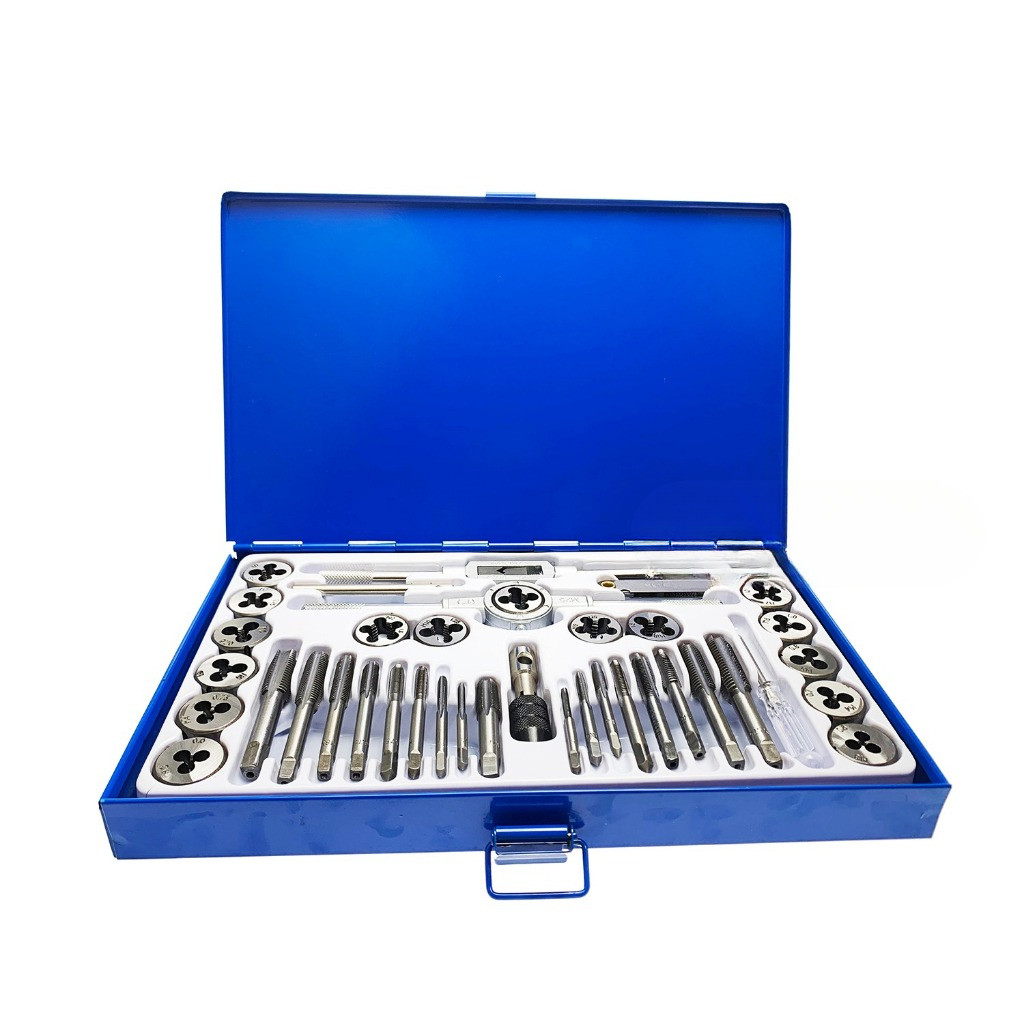 40 Pcs Metric Tap Die Set Hand Threading Tool Tungsten Carbide Screw ...