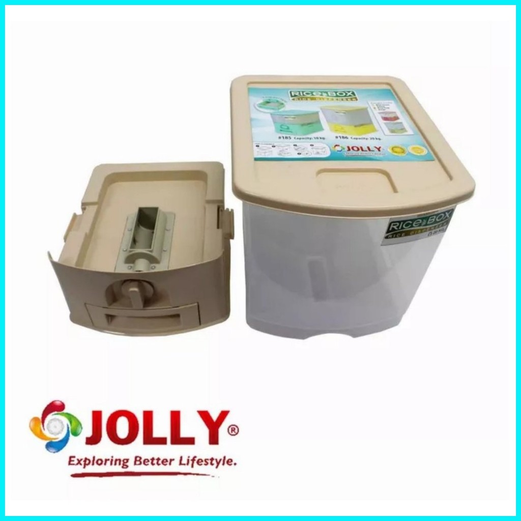RICE BOX / RICE DISPENSER (20KG/10KG) RICE CONTAINER /RICE STORAGE BOX ...