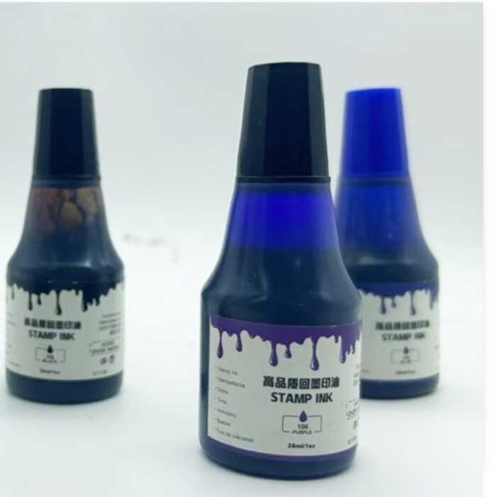 28ml Color Quick-Drying Clear Water-Based Stamp Ink for Financial ...