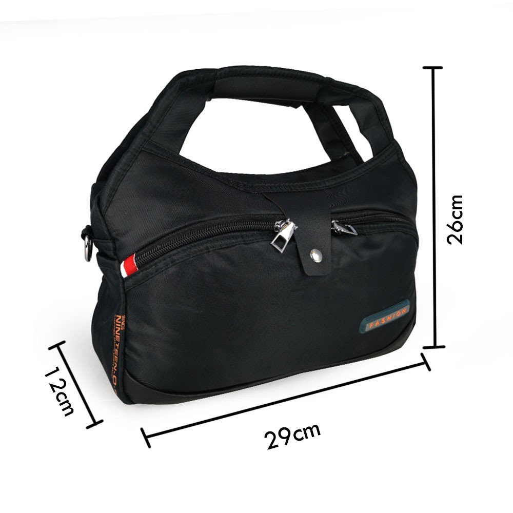 JINGPIN WOMENS HIGH QUALITY RAVISHING BAG WITH SLING [BLACK] | Shopee ...